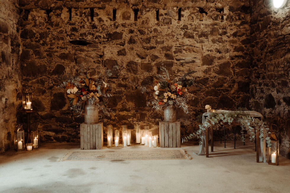 A Crear Wedding with Romantic, Autumnal Scottish Wedding Styling