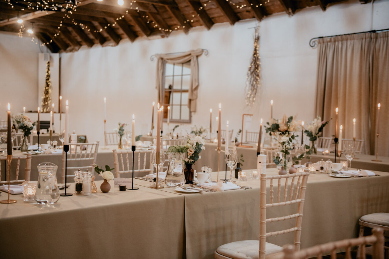 A Romantic Outdoors Ceremony and Intimate Boho Reception at Aswanley