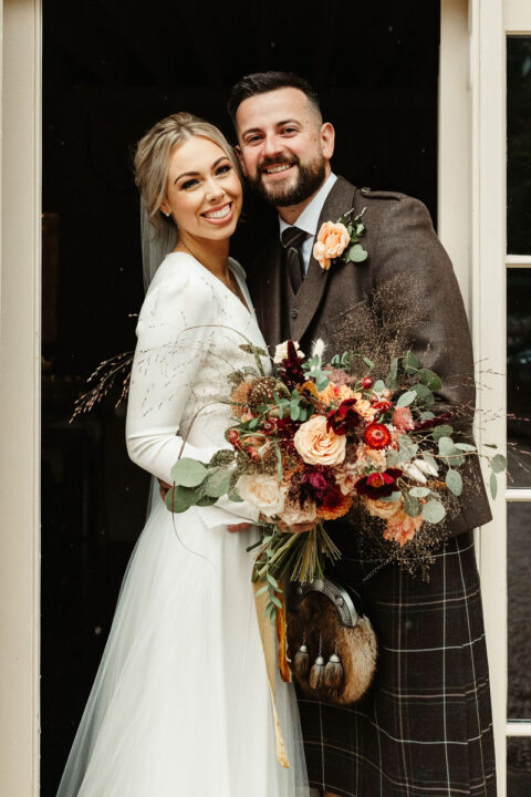 Coos Cathedral Wedding with Autumnal Flowers & Styling | Gloam