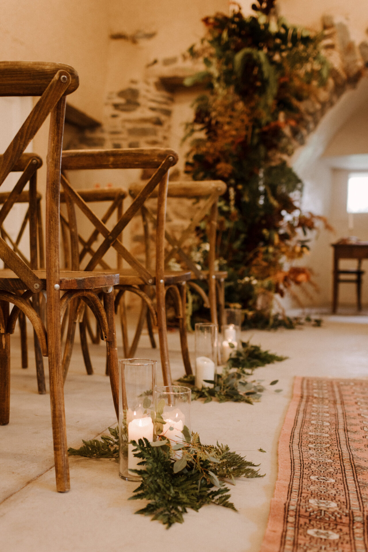 Gloam - Gordon Castle Wedding Space Styling